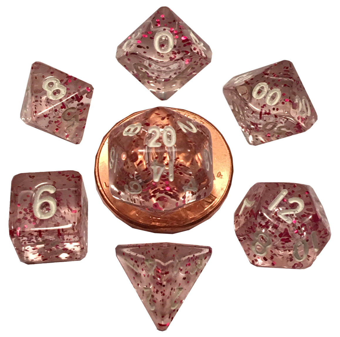10mm Mini Polyhedral Dice Set – THE MIGHTY HOBBY LLC