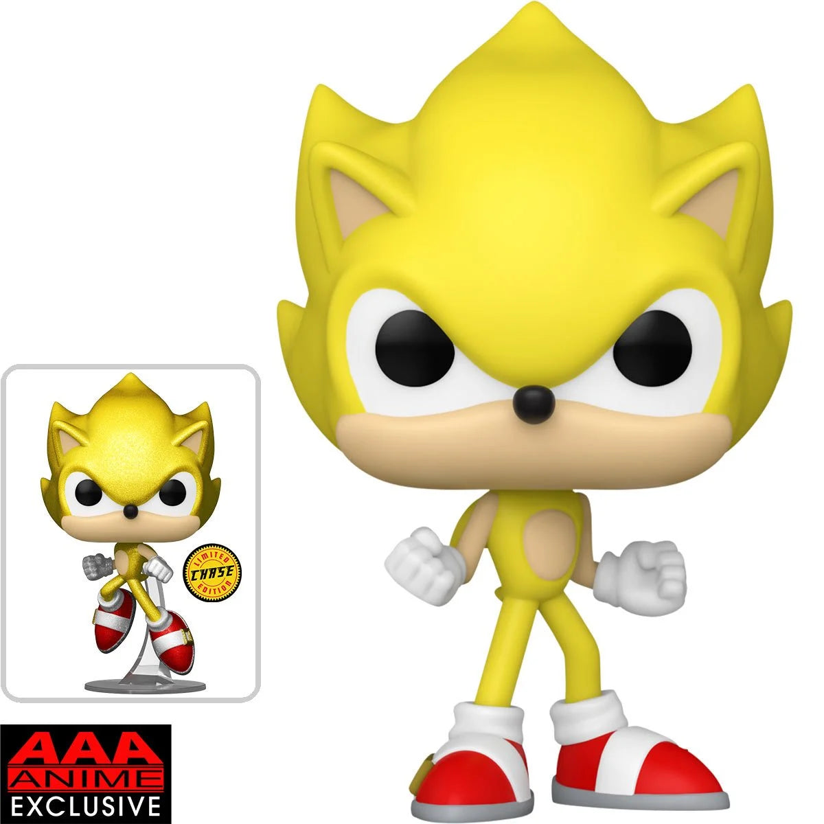 (PRE-ORDER) POP! Sonic the Hedgehog - Super Sonic #923 AAA Anime Exclu ...